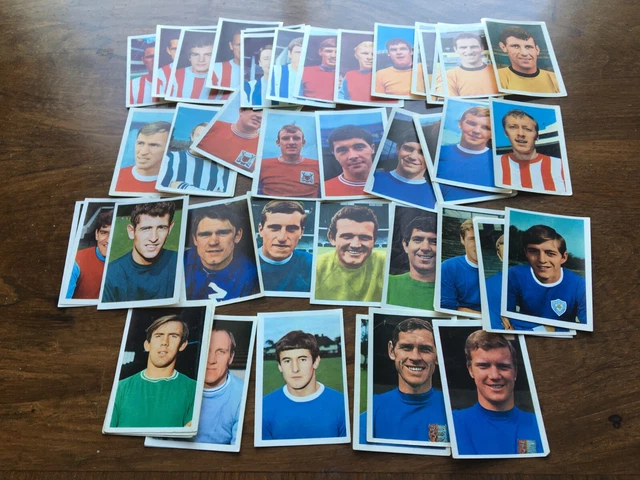 FKS WONDERFUL WORLD of Soccer Stars 1968-69 unused stickers x 51 Moore ...