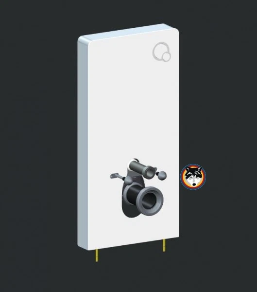 SANITÄRMODUL FÜR WAND-WC Vorwandelement WC Aluminium und Glas Farbe ... SANITÄRMODUL FÜR WAND-WC Vorwandelement WC Aluminium und Glas Farbe ...