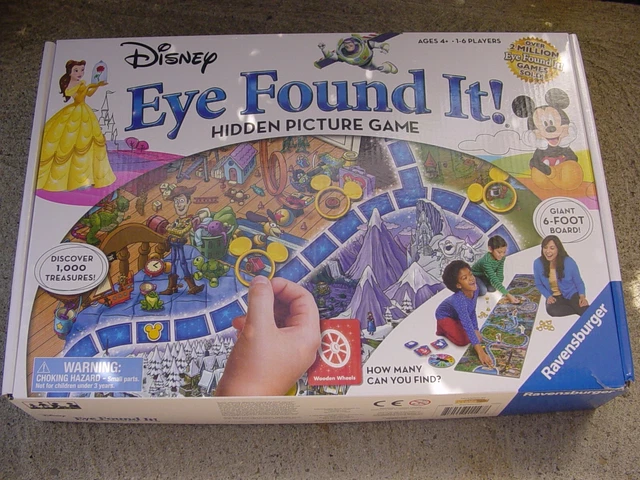 DISNEY EYE FOUND It! Hidden Picture Game 100% COMPLETE Ravensburger ...