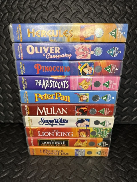 WALT DISNEY CLASSICS VHS Bundle (10) £15.95 - PicClick UK