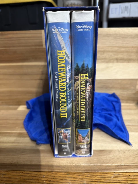 THE HOMEWARD BOUND 2 VOLUME WALT DISNEY HOME VIDEO COLLECTION VHS ...
