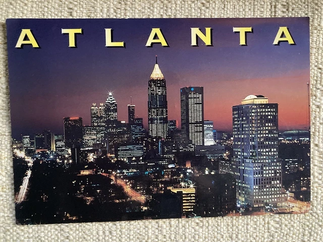 VINTAGE TRAVEL POSTCARDS Atlanta, 1980s Georgia Souvenir Bucketlist ATL ...