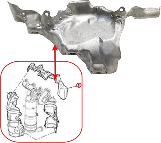 ECRAN THERMIQUE TOLE anti chaleur Peugeot Citroen moteur 1.6 HDI et ...