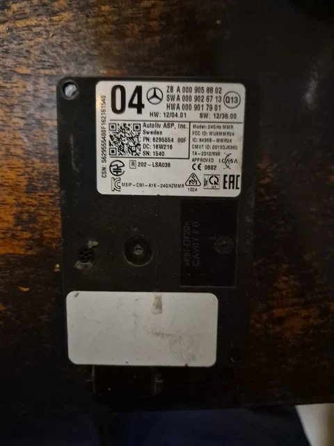 MERCEDES W212 E-KLASSE Radarsensor Totwinkel Steuergerät Distronic ...