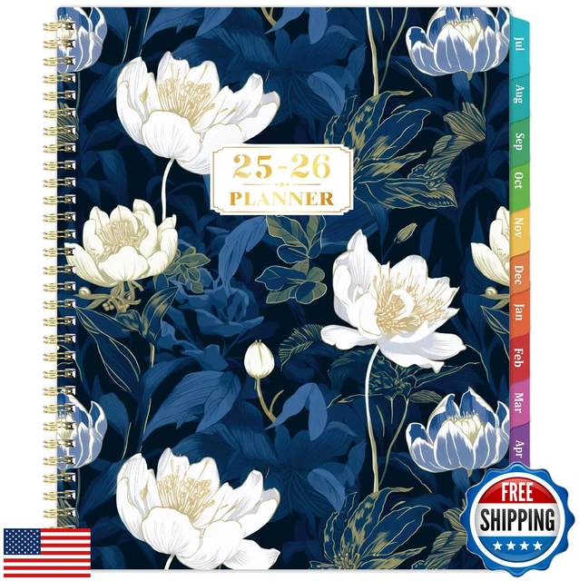 2025-2026 PLANNER - July 2025 - June 2026, 8.5" x 11", Academic Planner ...