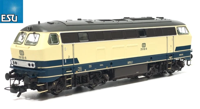ESU H0 AC/DC 31001 Diesellok BR 216 100 der DB "Sound + Dampf" - NEU ...