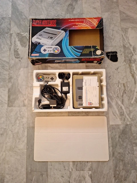 CONSOLE SUPER NINTENDO pack Windows SNES en BOITE FRA Fonctionne ...