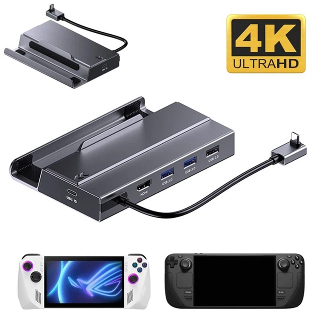 SATA NVME M.2 USB Type-C HUB SSD Adapter for Asus ROG Ally Home Travel ...