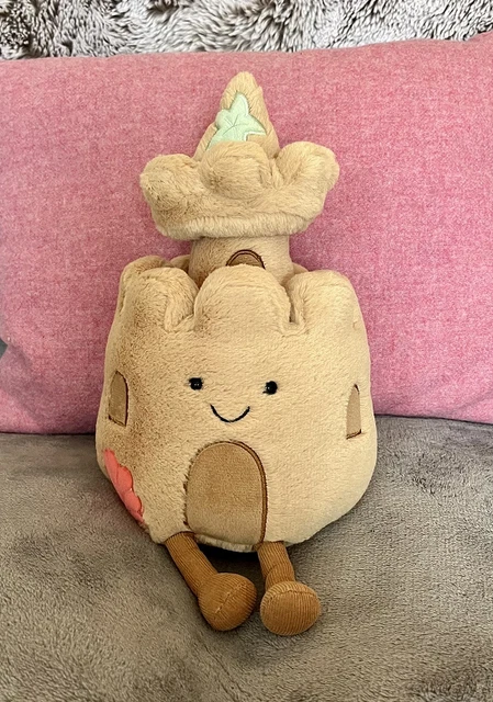 ADORABLE JELLYCAT AMUSEABLE Sand Castle Toy, Brand New With Tags & Dust ...