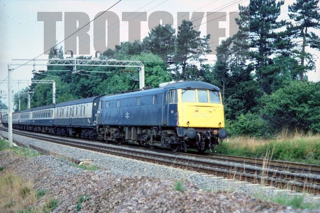 35MM SLIDE BR British Rail Electric Loco Class 85 85028 Balsall 1984 ...
