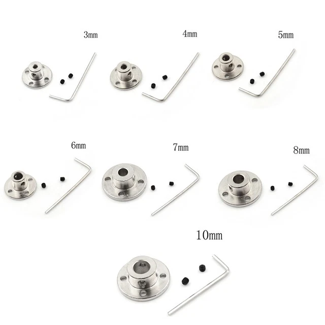 3/4/5/6/7/8/10MM RIGID FLANGE Coupling Motor Guide Shaft ...