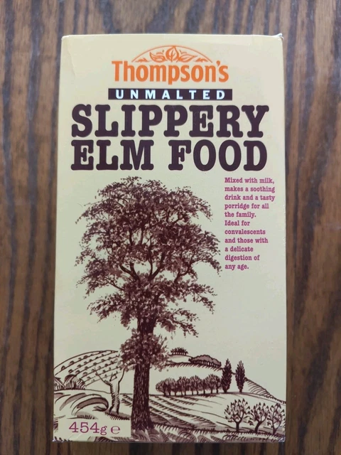 THOMPSON'S UNSALTED,SLIPPERY ELM Food,454g, brand new, fully sealed. £9 ...