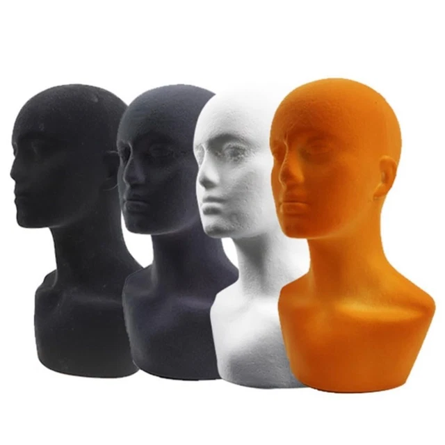 CRAFT MALE HEAD Model Foam Mannequin Model Display Beginner $116.93 ...