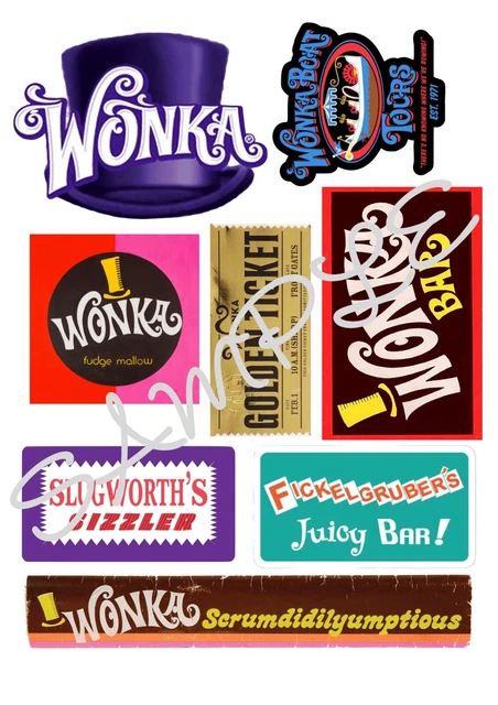 CHARLIE AND THE Chocolate Factory Willy Wonka Edible Icing Sheet A4 ...