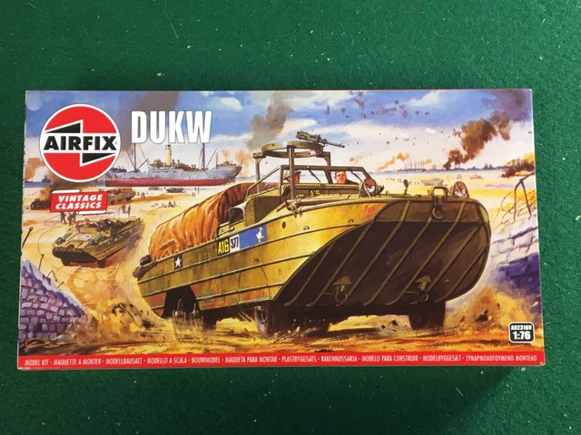 AIRFIX 1/76 VINTAGE Classics DUKW AMPHIBIOUS CRAFT Kit EUR 12,55 ...