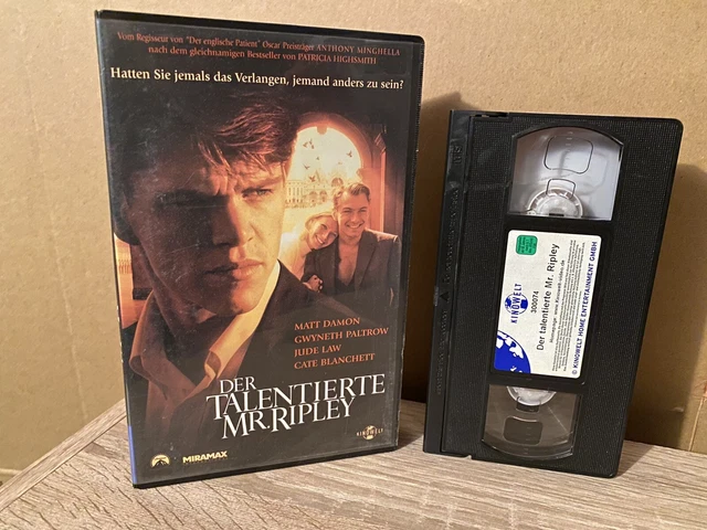 [VHS] DER TALENTIERTE MR. RIPLEY (1999) Matt Damon | Große Verleih Box | AZ4 EUR 2,00 - PicClick IT