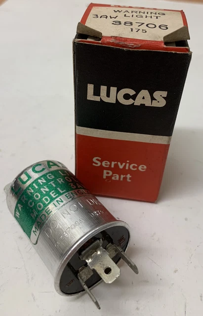 GENUINE LUCAS 38706 3AW Warning Light Control * New * (Ref B/4) £39.00 ...