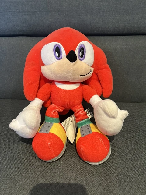OFFICIAL KNUCKLES THE Hedgehog Soft Toy Plush Stuffed Animal £10.99 ...
