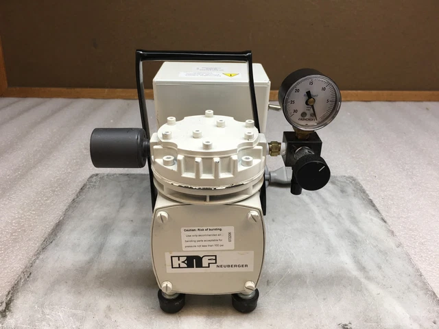KNF NEUBERGER DIAPHRAGM Vacuum Pump Compressor PU1372-N026-2.02 w ...
