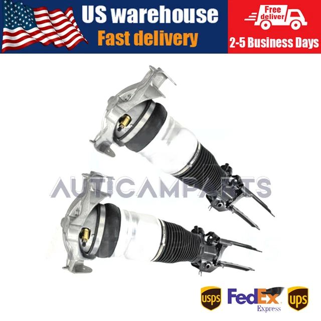 PAIR FRONT AIR Suspension Shock Struts Fit Porsche Cayenne Audi Q7 VW ...