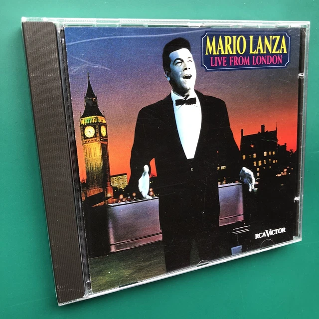 MARIO LANZA LIVE FROM LONDON Musical Opera Soundtracks CD Constantine ...