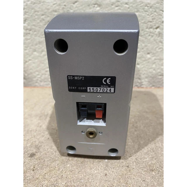 SONY SS-MSP2 FRONT Speaker Silver Wired 100W for HT-DDW750 Home Theater ...