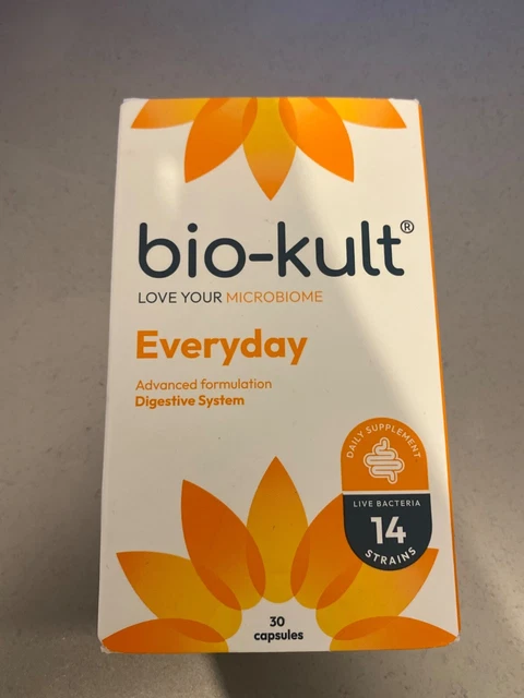 BIO-KULT EVERYDAY GUT Supplement - 30 Capsules Exp 06/26 £6.49 ...