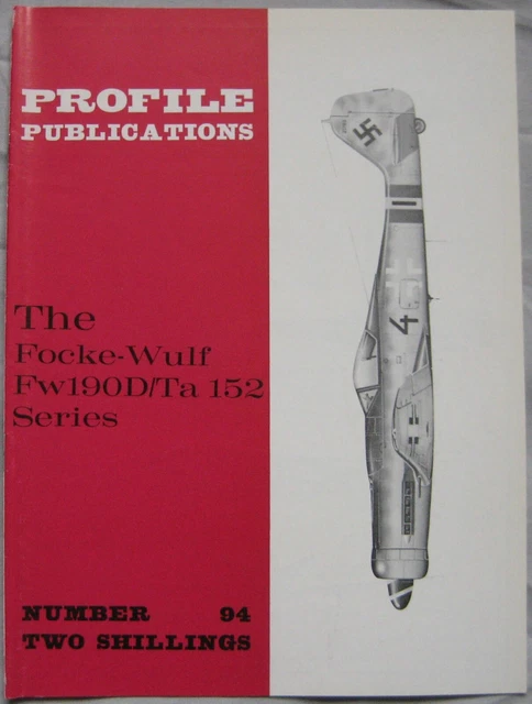 AIRCRAFT PROFILE PUBLICATIONS magazine Issue 94 Focke-Wulf Fw190D/Ta 152 series £4.99 - PicClick UK