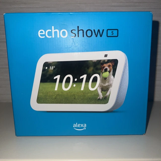 AMAZON ECHO SHOW 5 (3rd Gen.) Smart Display Speaker - Cloud Blue £52.68 ...