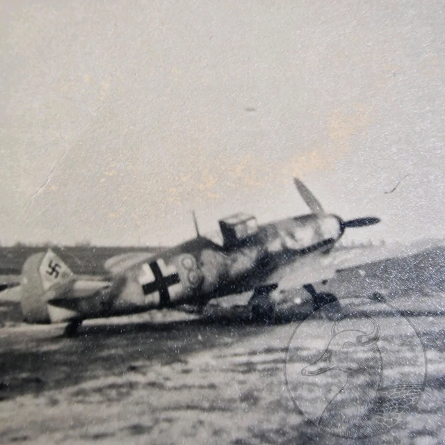 FOTO 2WK WEHRMACHT Luftwaffe Messerschmidt Bf 109 Jagdflugzeug ...