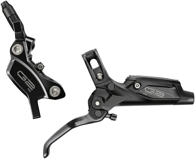 SRAM G2 RE Disc Brake and Lever - Front, Hydraulic, Post Mount, Gloss ...