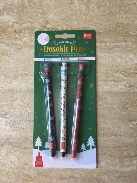 LEGAMI MILANO PENNE Cancellabili Natale 2022 Nuove Erasable Pens ...