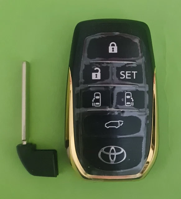 GENUINE OEM TOYOTA Alphard Vellfire 231451-0120 Smart 6 Button Key ...