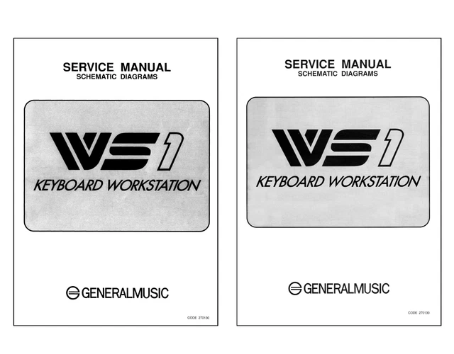 GEM WS1 SERVICE Manual Schematic Diagrams WS-1 Schaltplan Schema ...