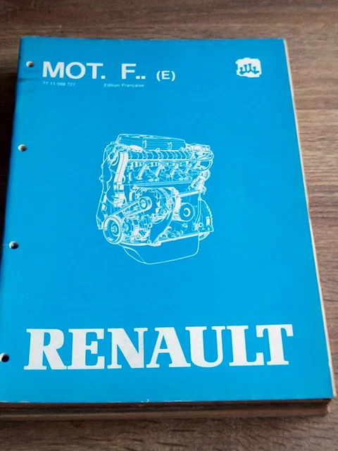 MANUEL DE RÉPARATION Moteur (Essence) Fonte F1/F2/F3 et F7P RENAULT EUR ...