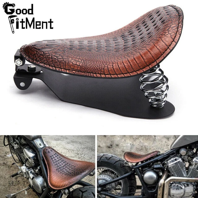 GOODFITMENT ALLIGATOR MOTORBIKE Bobber Solo Seat Spring Base For Harley ...