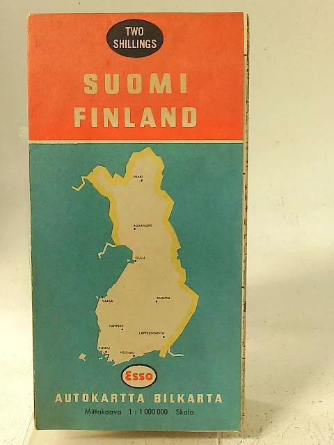 SUOMI FINLAND: AUTOKARTA Bilkarta (Esso - 1963) (ID:74868) EUR 7,54 ...