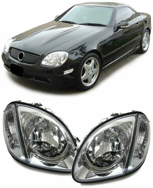 PHARE CHROME POUR MERCEDES R170 SLK 04.96-04 EUR 278,29 - PicClick FR
