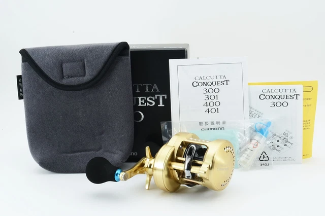 🌟TOP MINT🌟 SHIMANO 18 Calcutta Conquest 300 Right Bait Reel W/BOX JAPAN ...