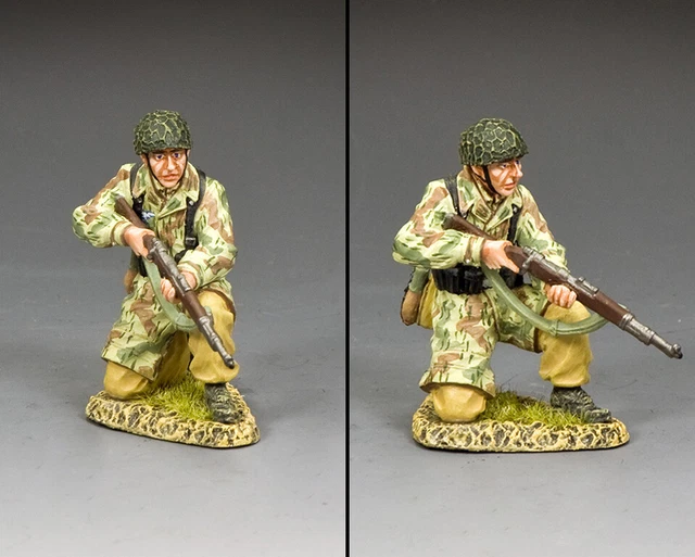 KING & COUNTRY Luftwaffe Lw078 Fallschirmjager Rifleman Kneeling Ready ...