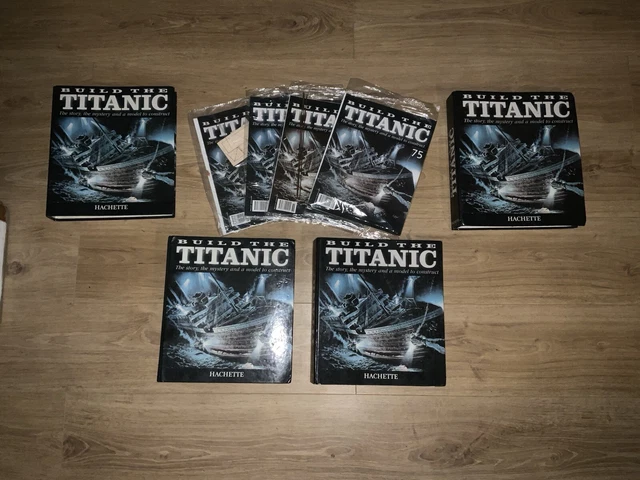 HACHETTE BUILD THE Titanic Model. Issues 1 to 100 Complete + 4 sealed ...