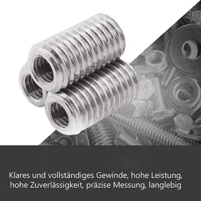 60 PEZZI DADI riduttori filettati, filettatura esterna M8 su ...