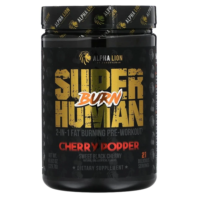 ALPHA LION SUPERHUMAN Burn Fat Burning Pre-Workout Supplement £83.99 ...