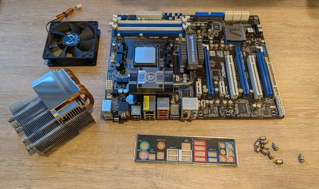 ASROCK 990FX EXTREME4, AMD Octa Core FX-8350, Scythe Ninja Heatsink and ...