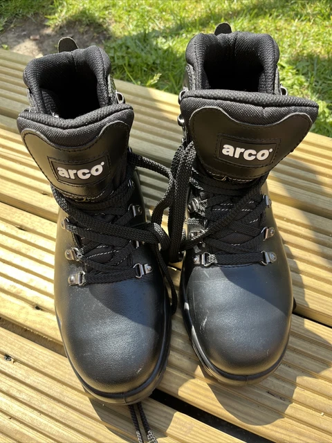 MENS ARCO EXTREME Impact Protection Safety Boots New Black Size UK 9 £ ...