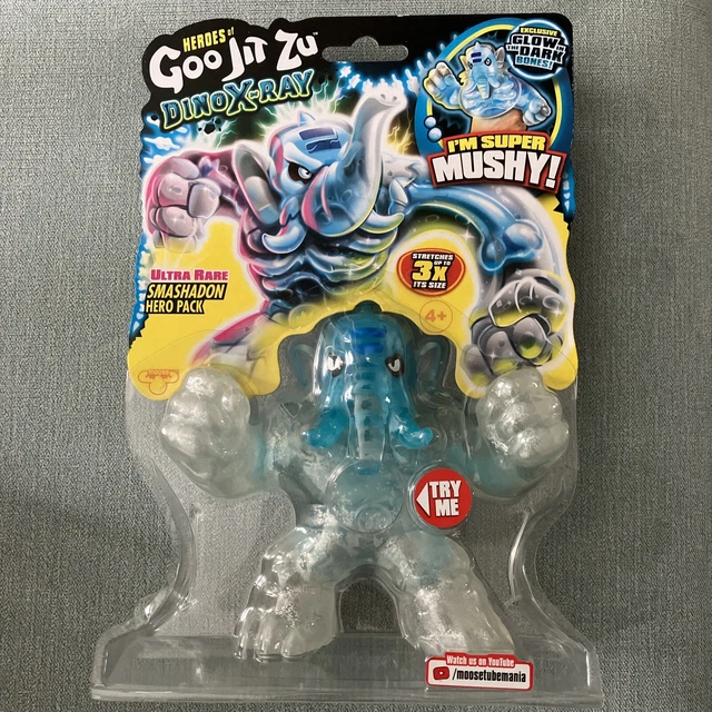 MOOSE ENTERPRISE HEROS of Goo Jit Zu Dino X-Ray Ultra Rare Smashadon ...