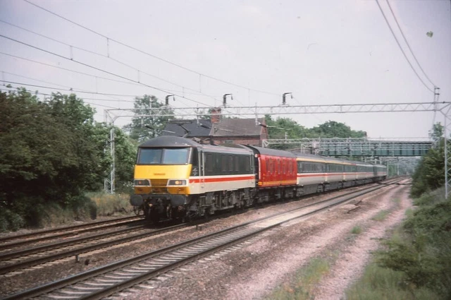 CLASS 90 ORIGINAL 35mm Railway Slide - Sold with Copyright £1.50 ...