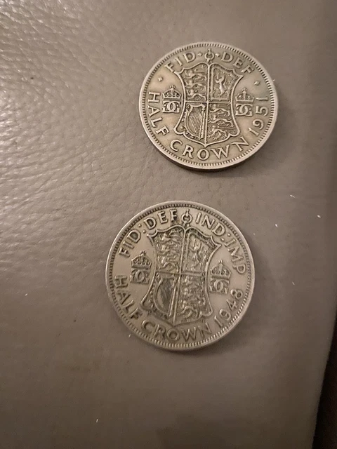 KING GEORGE V1 coins 1951. 1948 Half Crown £3.84 - PicClick UK
