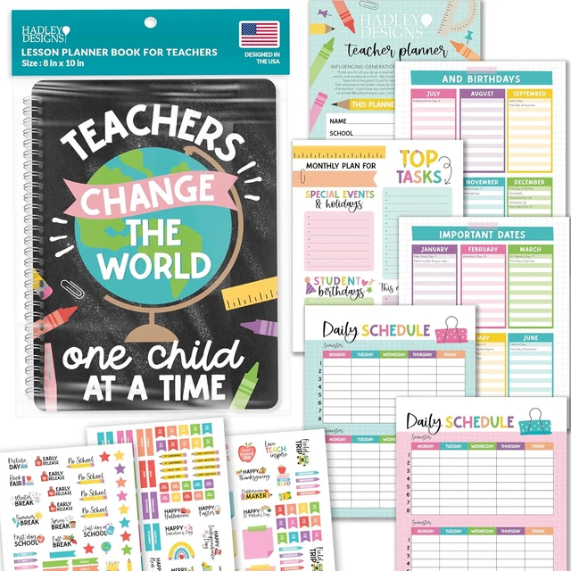 TEACHER LESSON PLANNER 2025–2026 | Academic & Classroom Organizer $77. ...