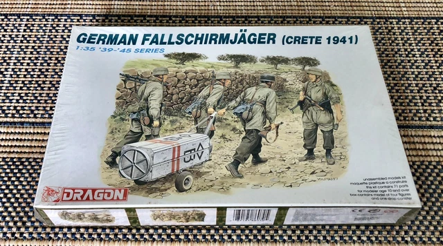 1:35 DRAGON 6070 German Fallschirmjäger (Crète 1941) 39-45 Series EUR ...